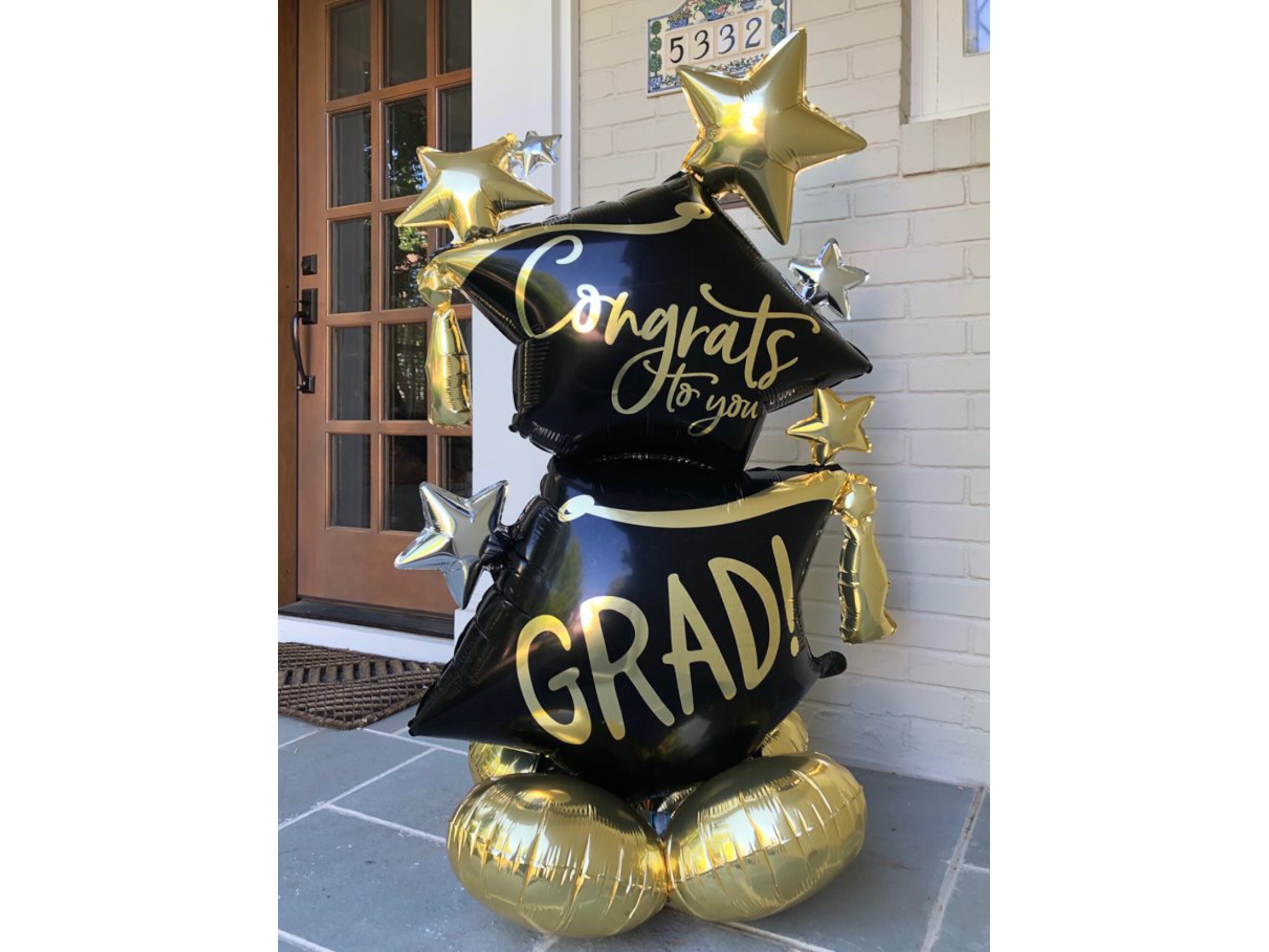Graduation Balloons Congrats Grad Balloon Graduation Cap | Etsy