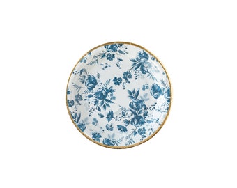 Blue Toile Dessert Plates - Etsy