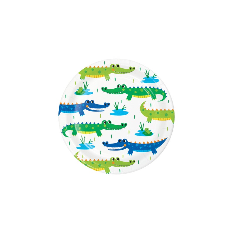 Hanging Alligator Paper Fan Decorations 3ct, Alligator Party Décor ...