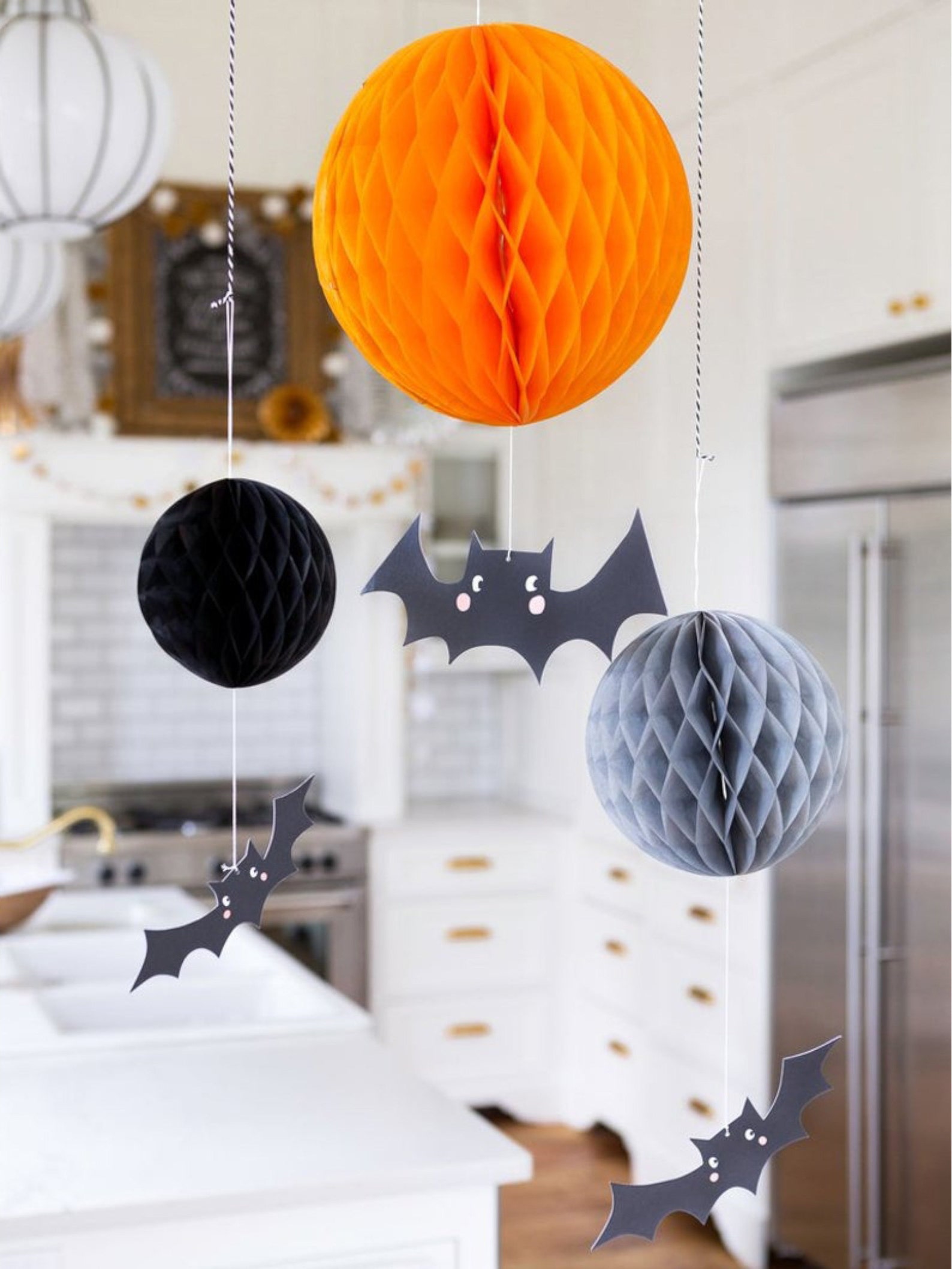 Happy Halloween Banner Halloween Home Decor Orange and Black - Etsy