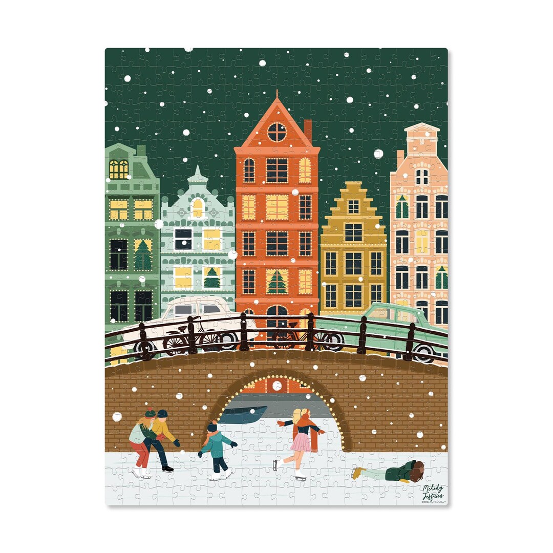 Snow Day Winters Jigsaw Puzzle 500pcs, Christmas Puzzle for Adults ...