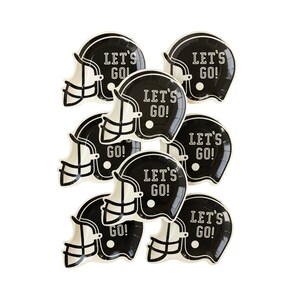 Football Helmet Shaped Paper Plates 8ct, Football Birthday Party Plates ...