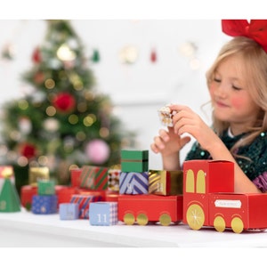 Christmas Train Advent Calendar for Kids, Countdown to Christmas ...