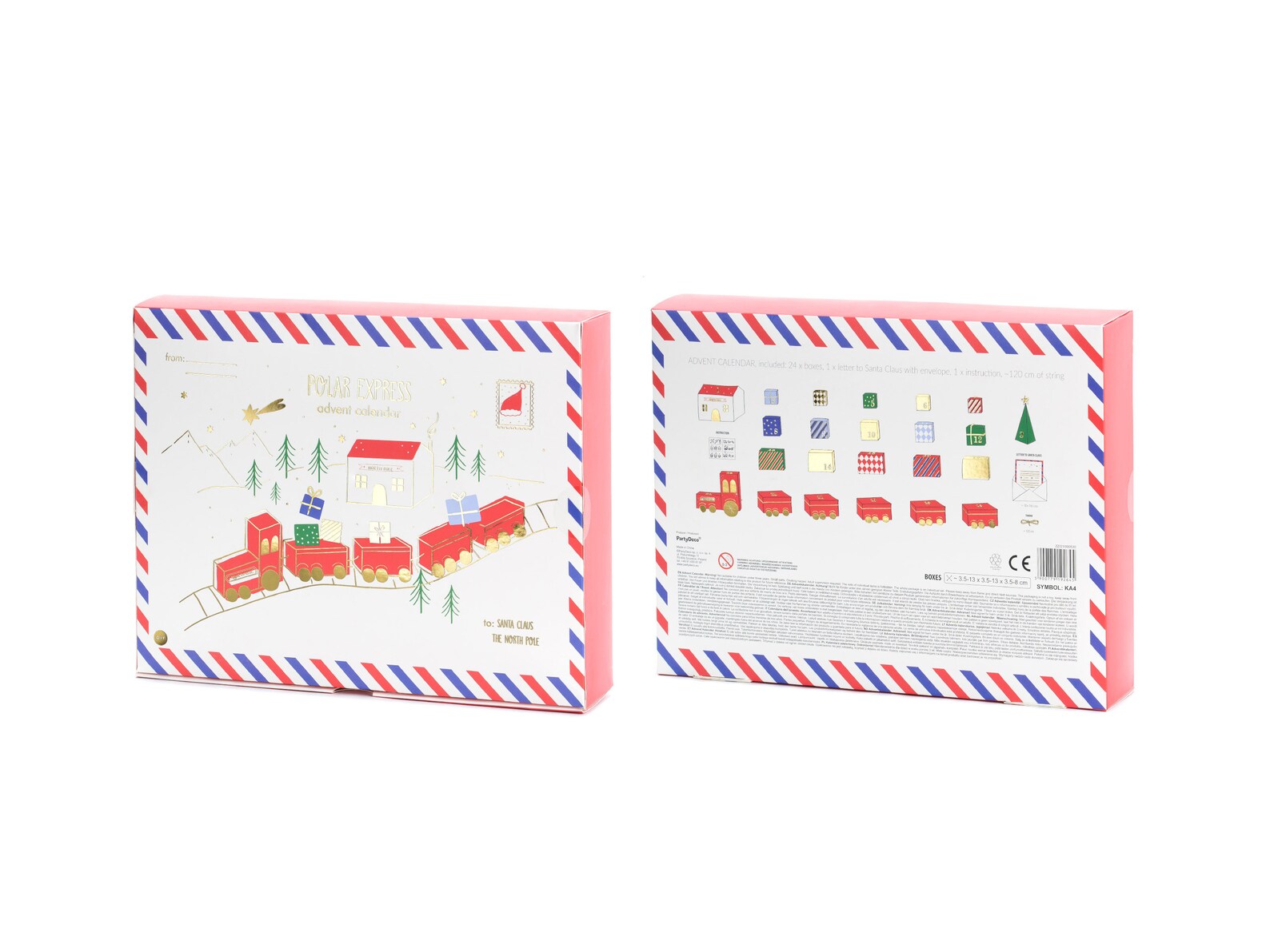 Christmas Train Advent Calendar for Kids Countdown to - Etsy