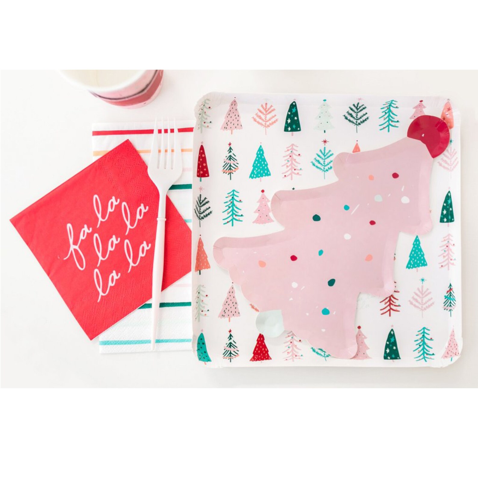 Ticker Tape Christmas Banner Holiday Garland Pink Christmas - Etsy