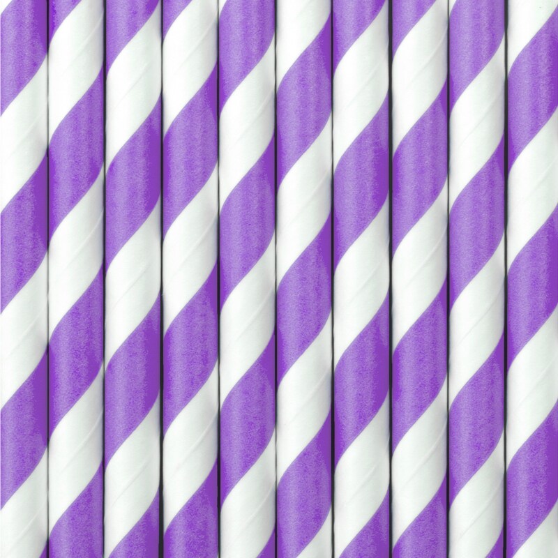 Striped Straws - Etsy