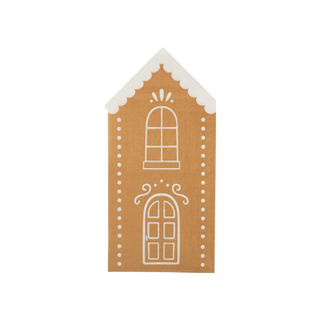 Gingerbread House Napkins 24ct, Christmas Gingerbread Napkins ...