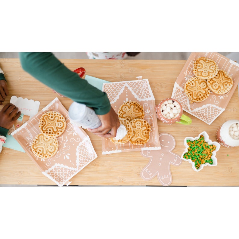 Stuffed Felt Gingerbread House Banner 6ft, Gingerbread Banner ...