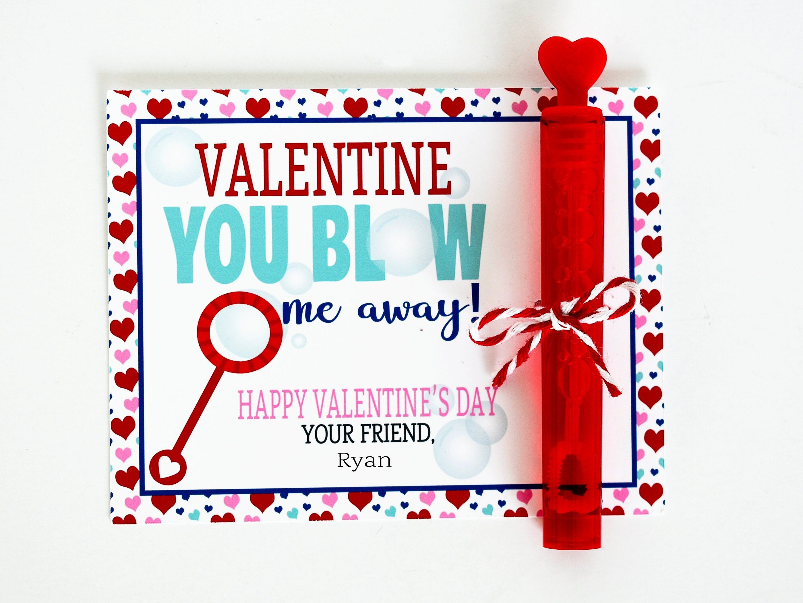 Bubble Valentine Cards