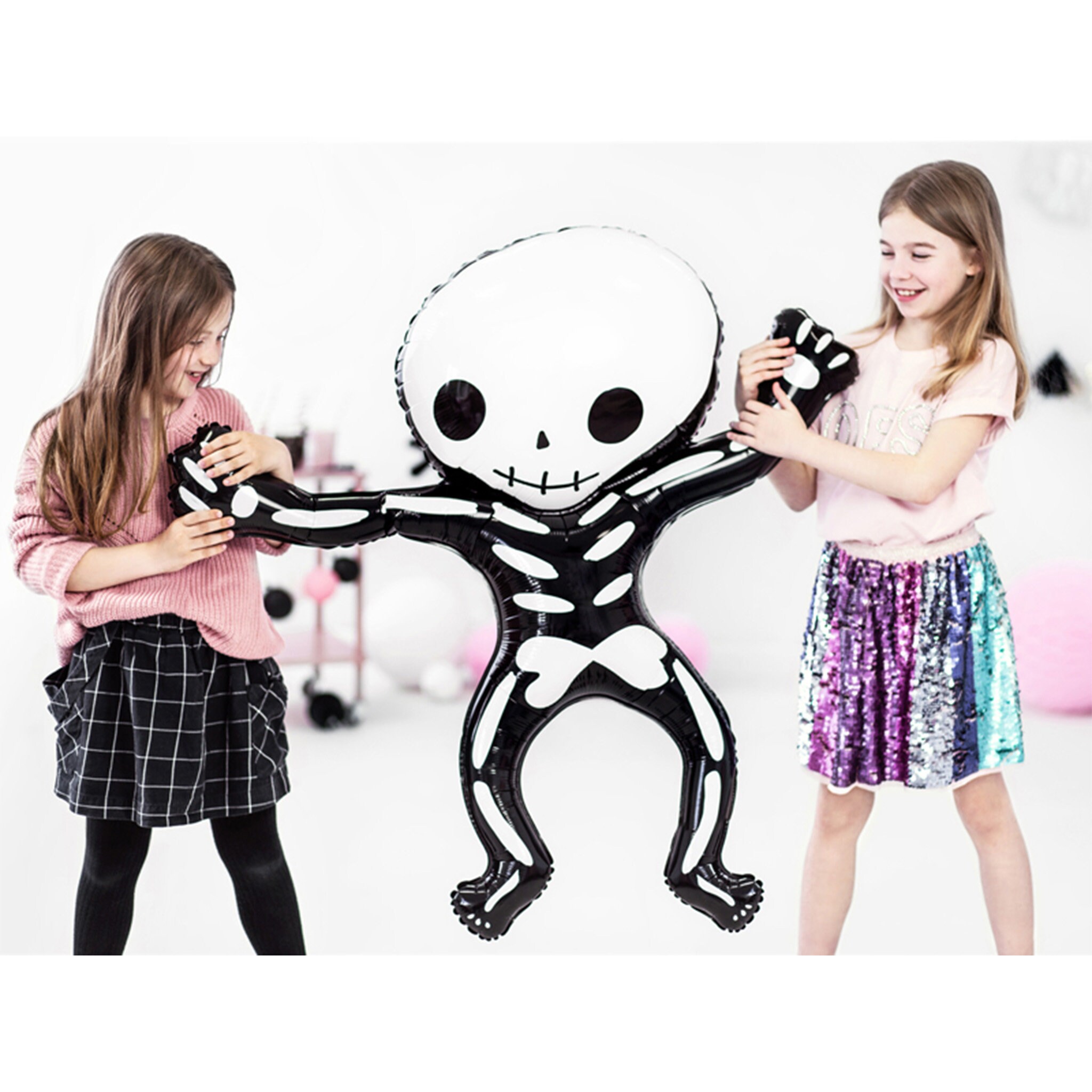 Large Skeleton Balloon 39", Halloween Balloons, Skeleton Partysupplies ...