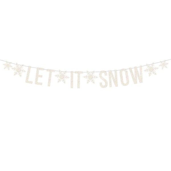 Let It Snow Banner - Etsy