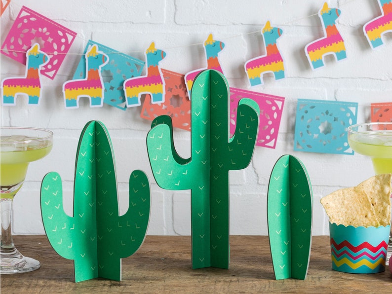 Pinata Cocktail Napkins Fiesta Beverage Napkins Fiesta Party | Etsy