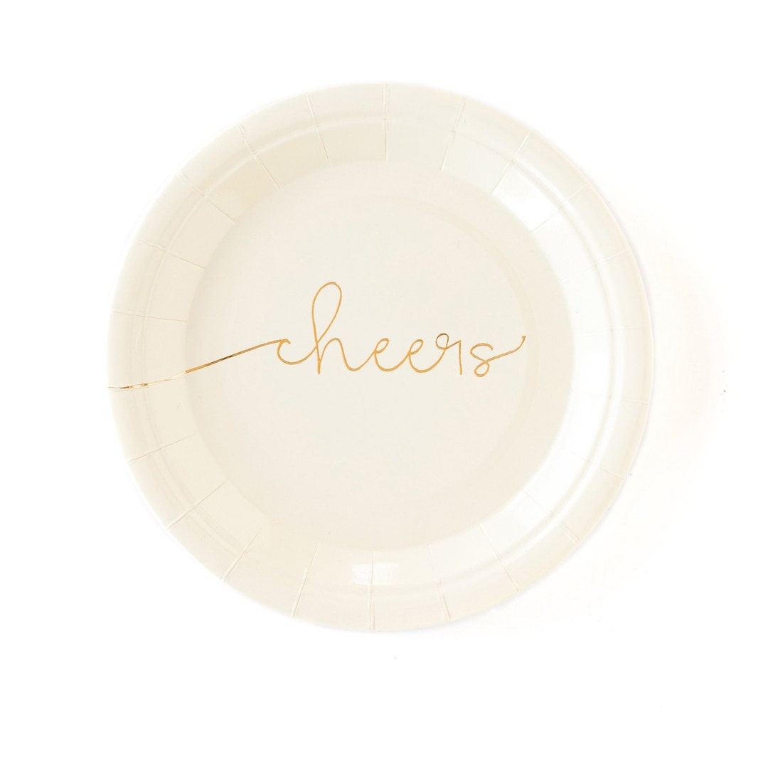 Cheers Plates, Beers and Cheers Party Plates, Champagne Brunch Plates ...