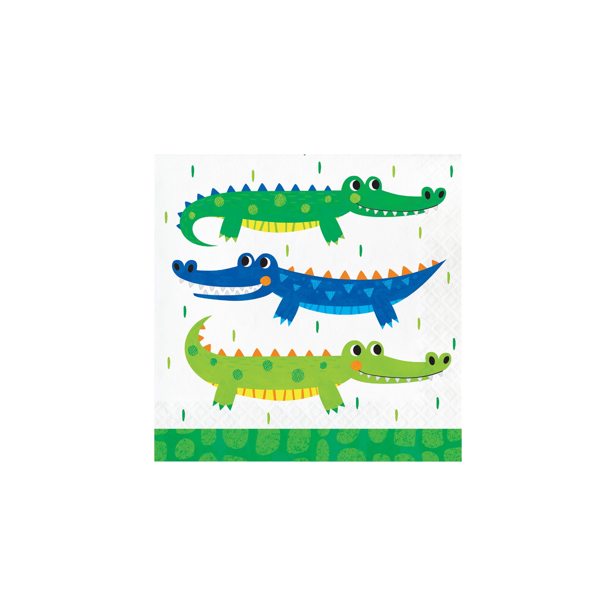 Hanging Alligator Paper Fan Decorations 3ct, Alligator Party Décor ...