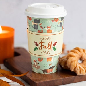 Fall Themed Cupcake Liners, Fall Baking Cups, Happy Fall Y'all Treat ...