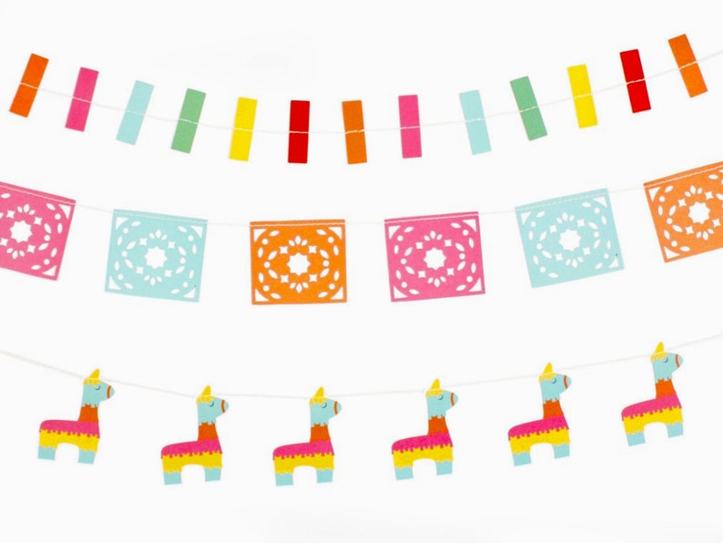 Fiesta Banner Set Fiesta Garland Mexican Themed Party - Etsy