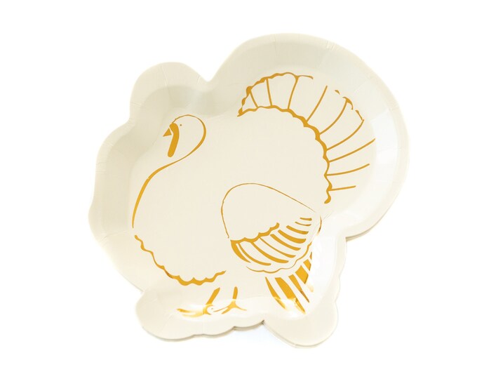 Thankgiving Turkey Shaped Plates 8ct, Turkey Plates, Thanksgiving Paper ...