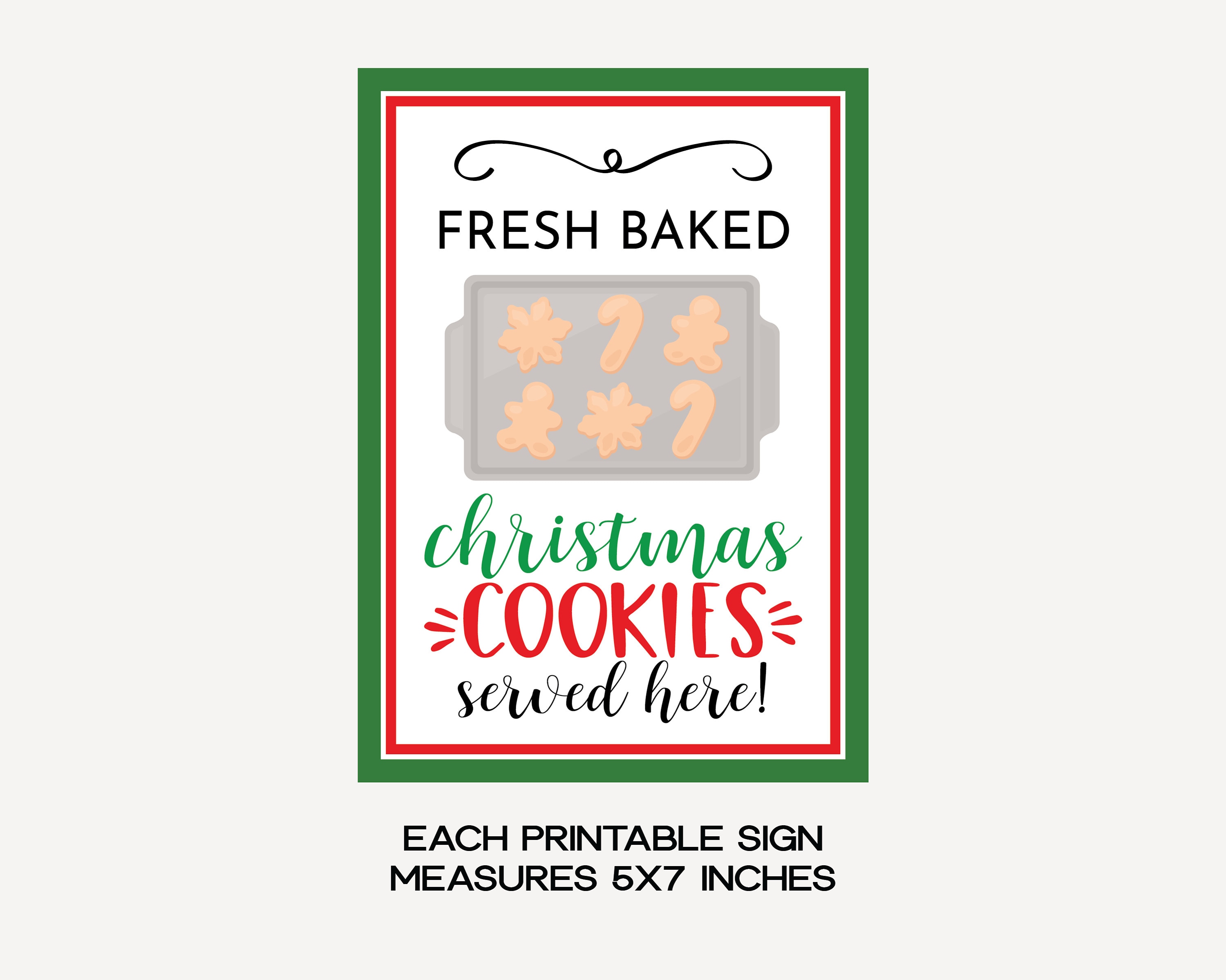 Cookie Exchange Sign Cookie Swap Party Decor Cookie Exchange - Etsy