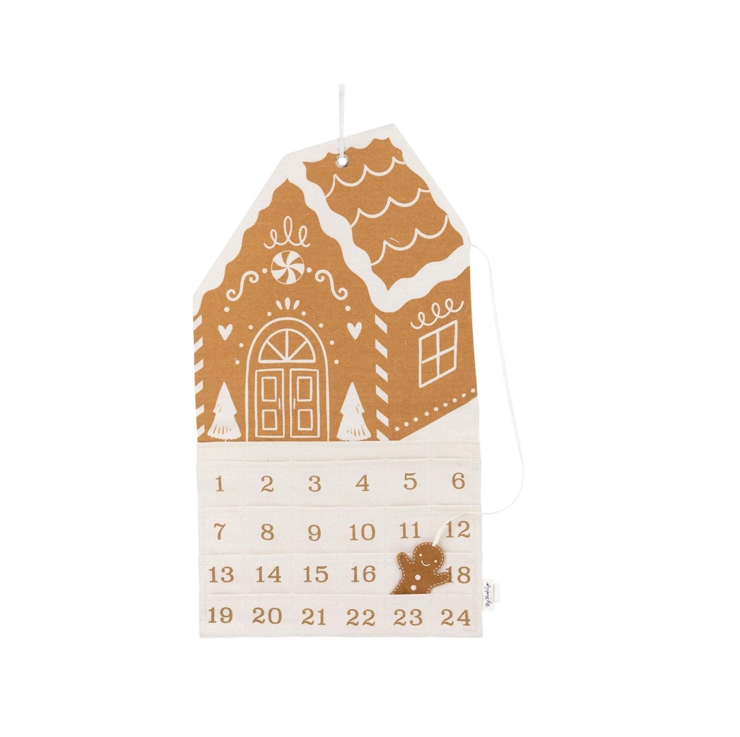 Gingerbread House Christmas Advent Calendar, Christmas Countdown ...