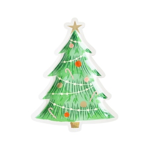 Christmas Tree Shaped Paper Plates - Etsy