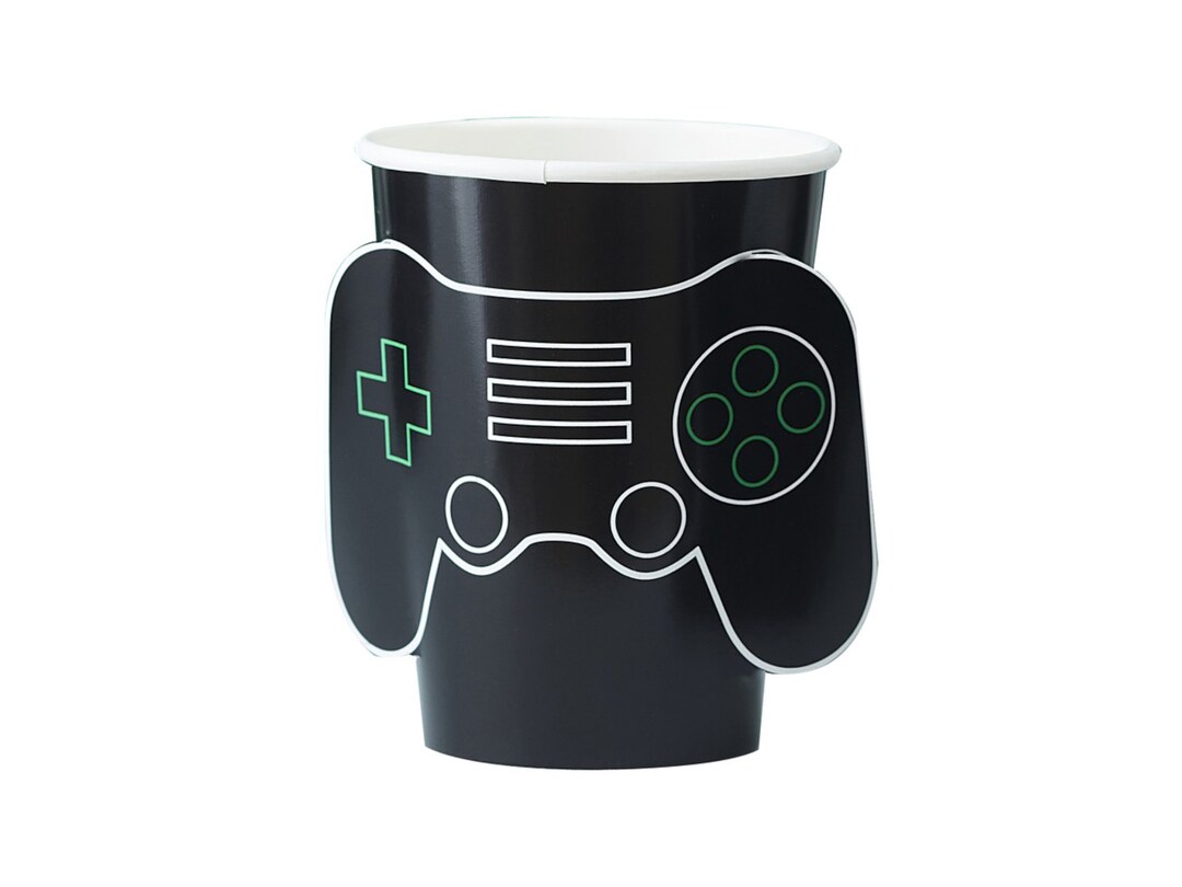 Video Game Controller Cups 8ct, Gaming Party Cups, Gamer Birthday ...