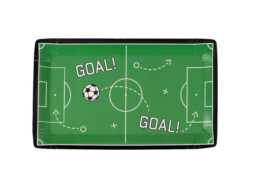 Soccer Plates 8ct, Soccer Birthday Party Supplies, Soccer Baby Shower ...