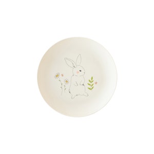 Reusable Easter Bunny Plates 4ct, Easter Plate Set, Eco-friendly Bamboo ...