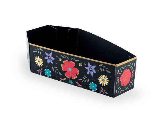 Dia de Los Muertos Coffin Treat Boxes 6ct, Coffin Shaped Favor Boxes ...