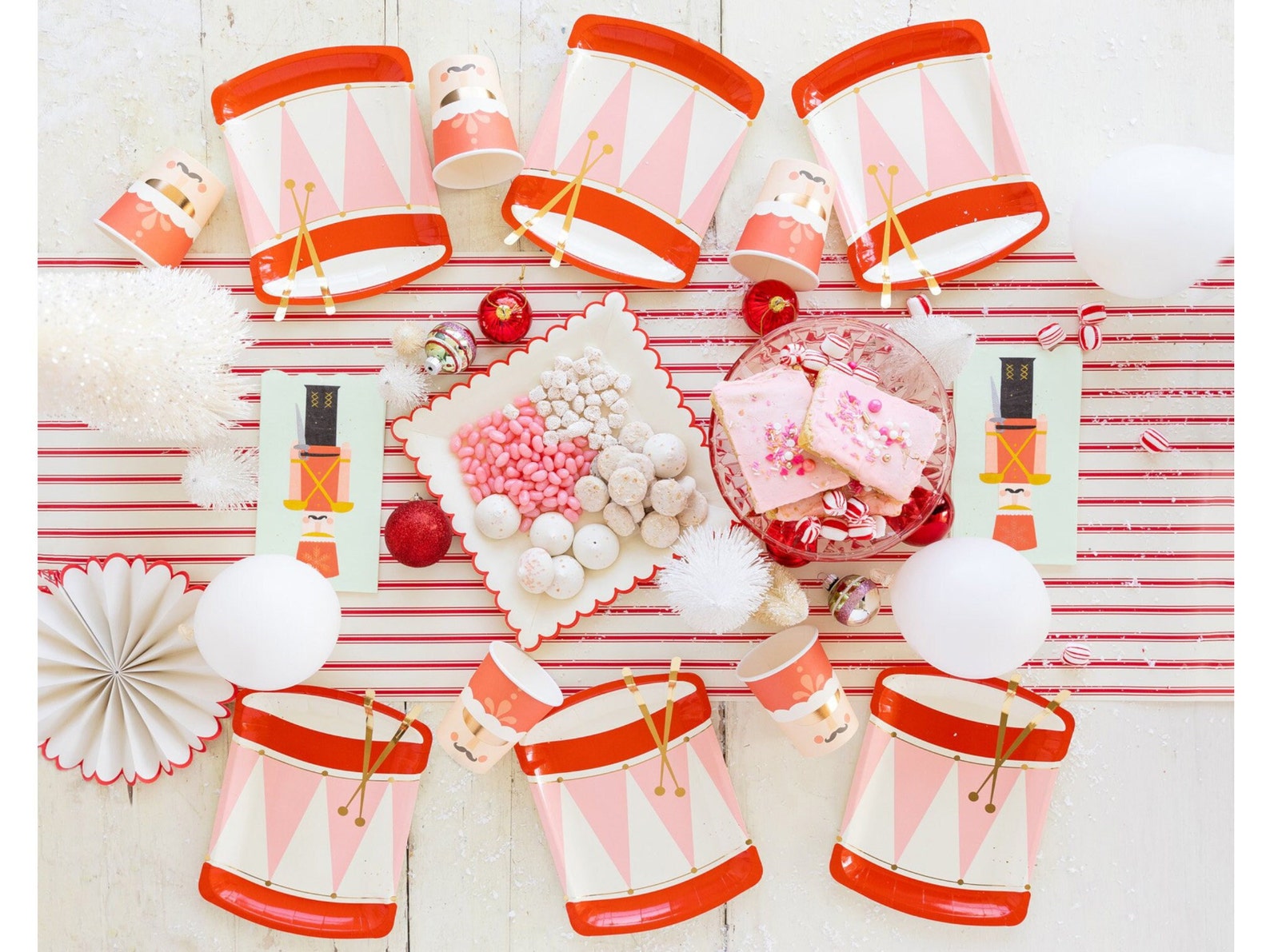 Nutcracker Party Plates 8ct Drum Shaped Plates Nutcracker | Etsy