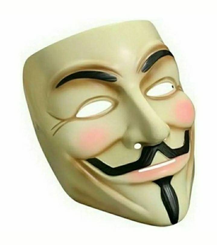 Anonymous Costume Mask Hacker Mask Halloween Hacker Mask - Etsy Hong Kong