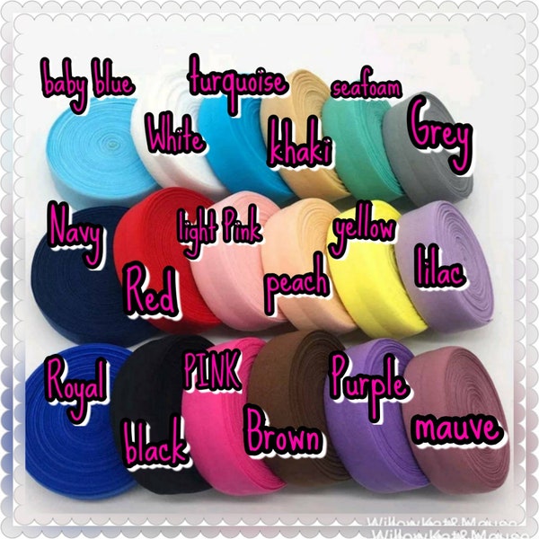Fold Over Elastic - Etsy