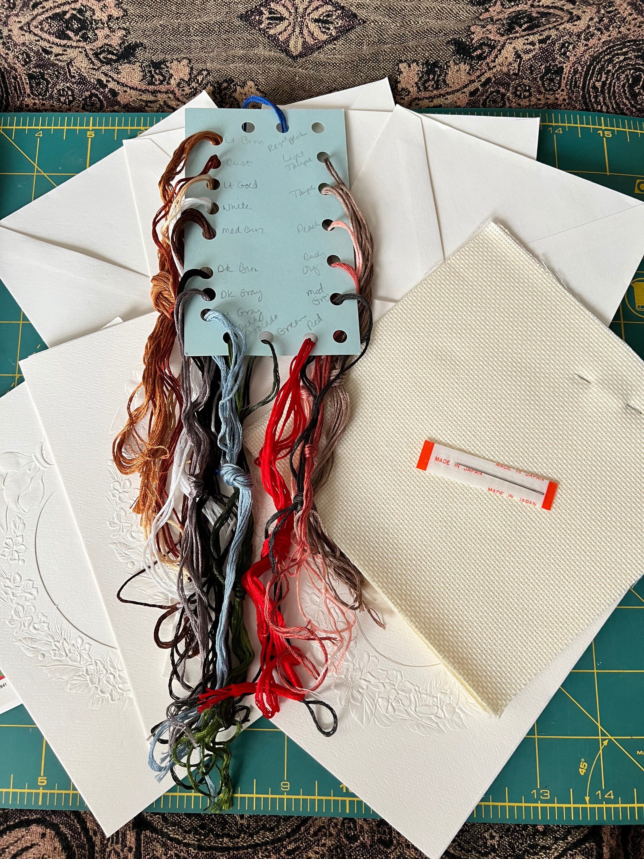 Current Critters Counted Cross Stitch Christmas Cards Kit | Etsy