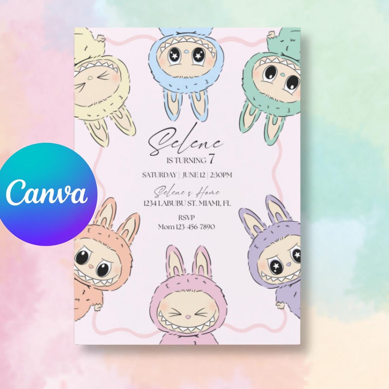 Labubu Template - Etsy