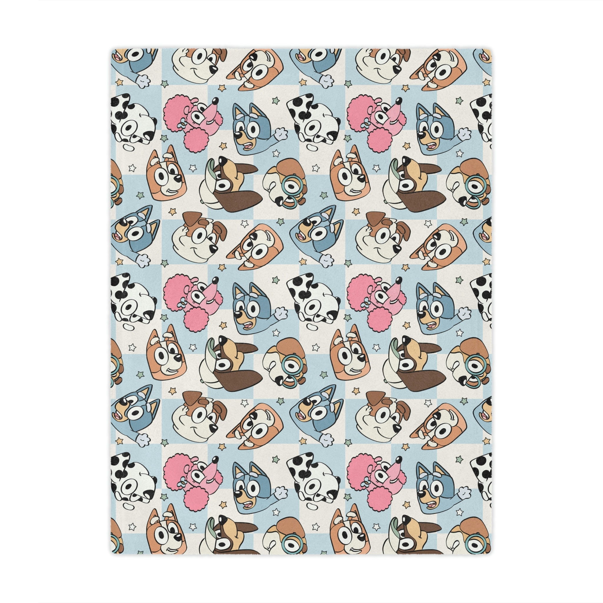 Bluey and Friends Checker Kids Blanket - Etsy Canada