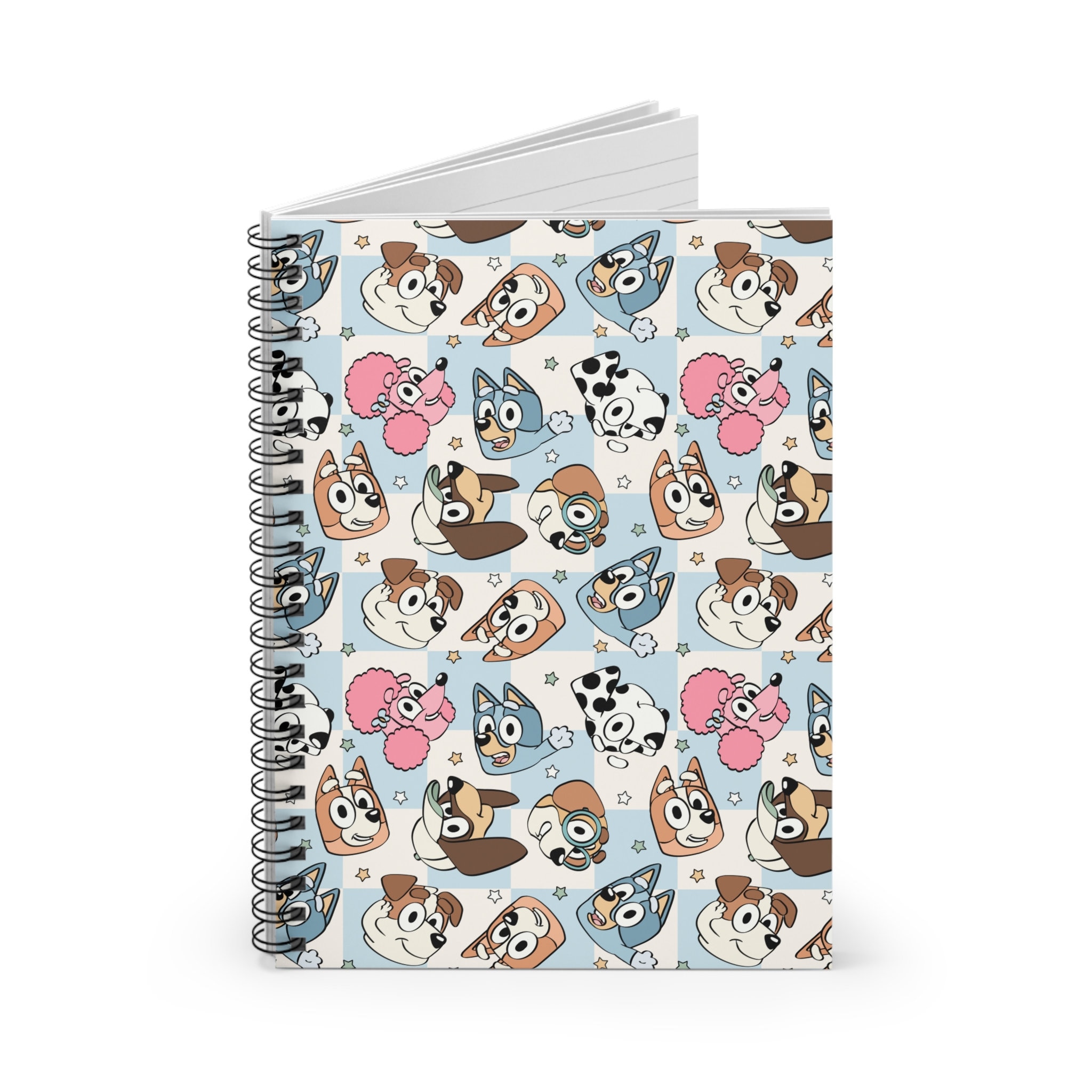 Bluey Notebook, Spiral Notebook, Back to School, Bingo and Friends - Etsy
