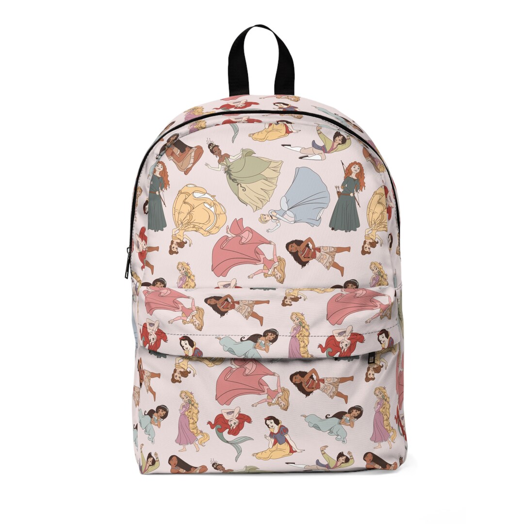 Princesses Backpack Back to School - Etsy