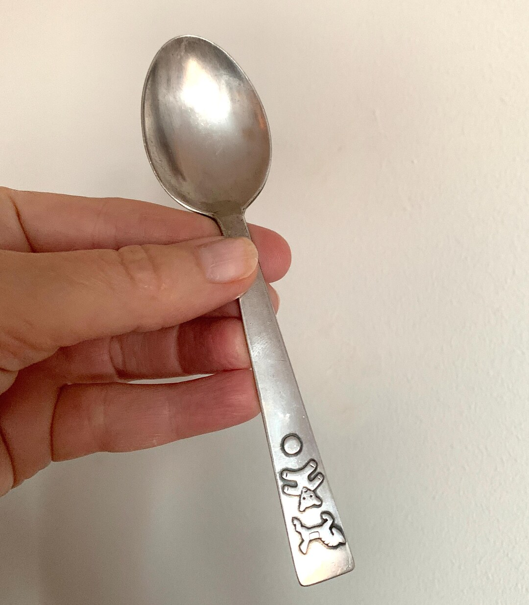 Small Silver Plated Vintage Baby Spoon Baptism Spoon Swedish BABEX NS ...