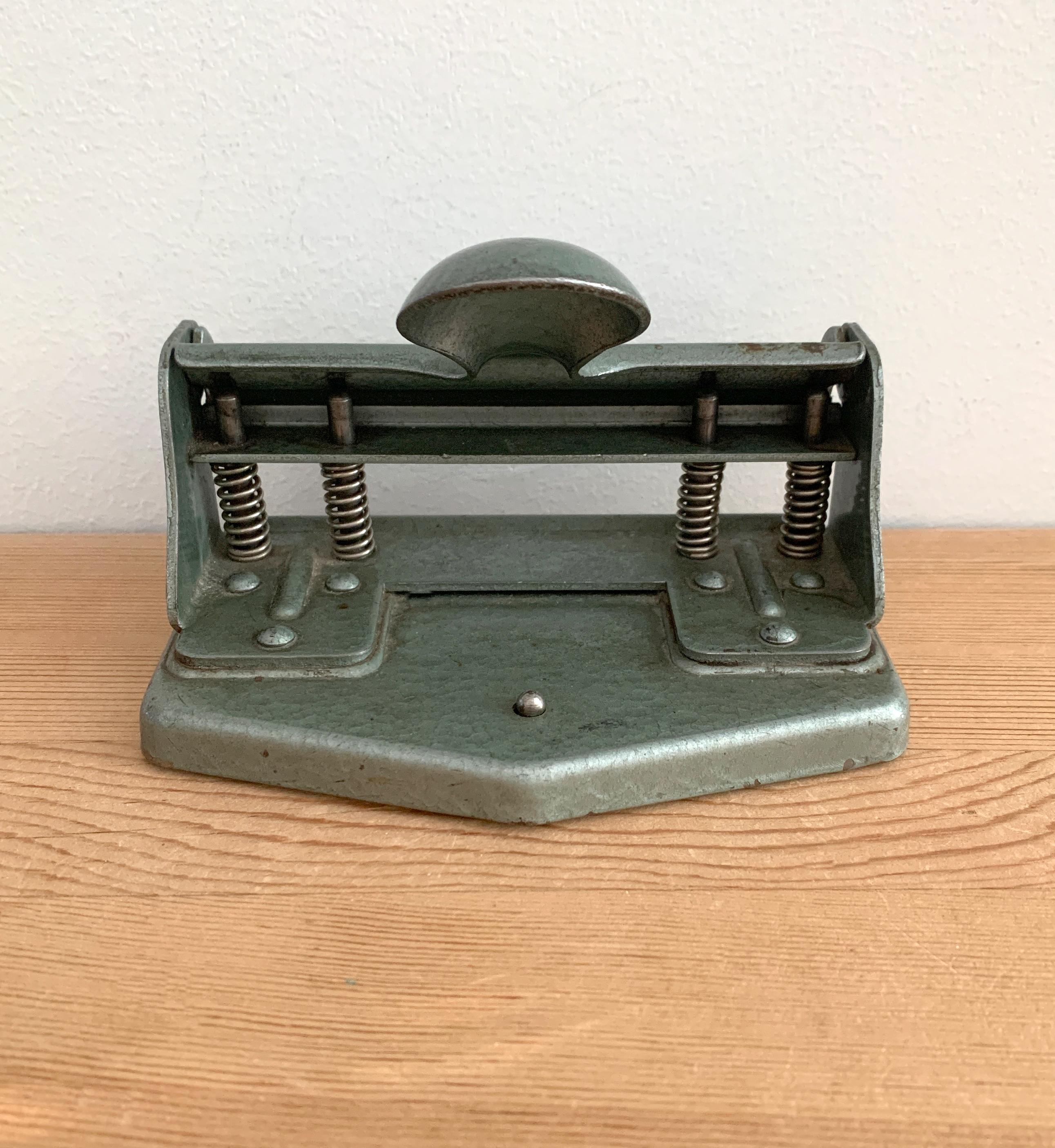 Swedish Vintage Paper Hole Puncher Eskilstuna OJOP Paper Perforator ...