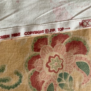 Jay Yang Drapery With Heading Tape Screenprinted Folklore Fabric Flora ...