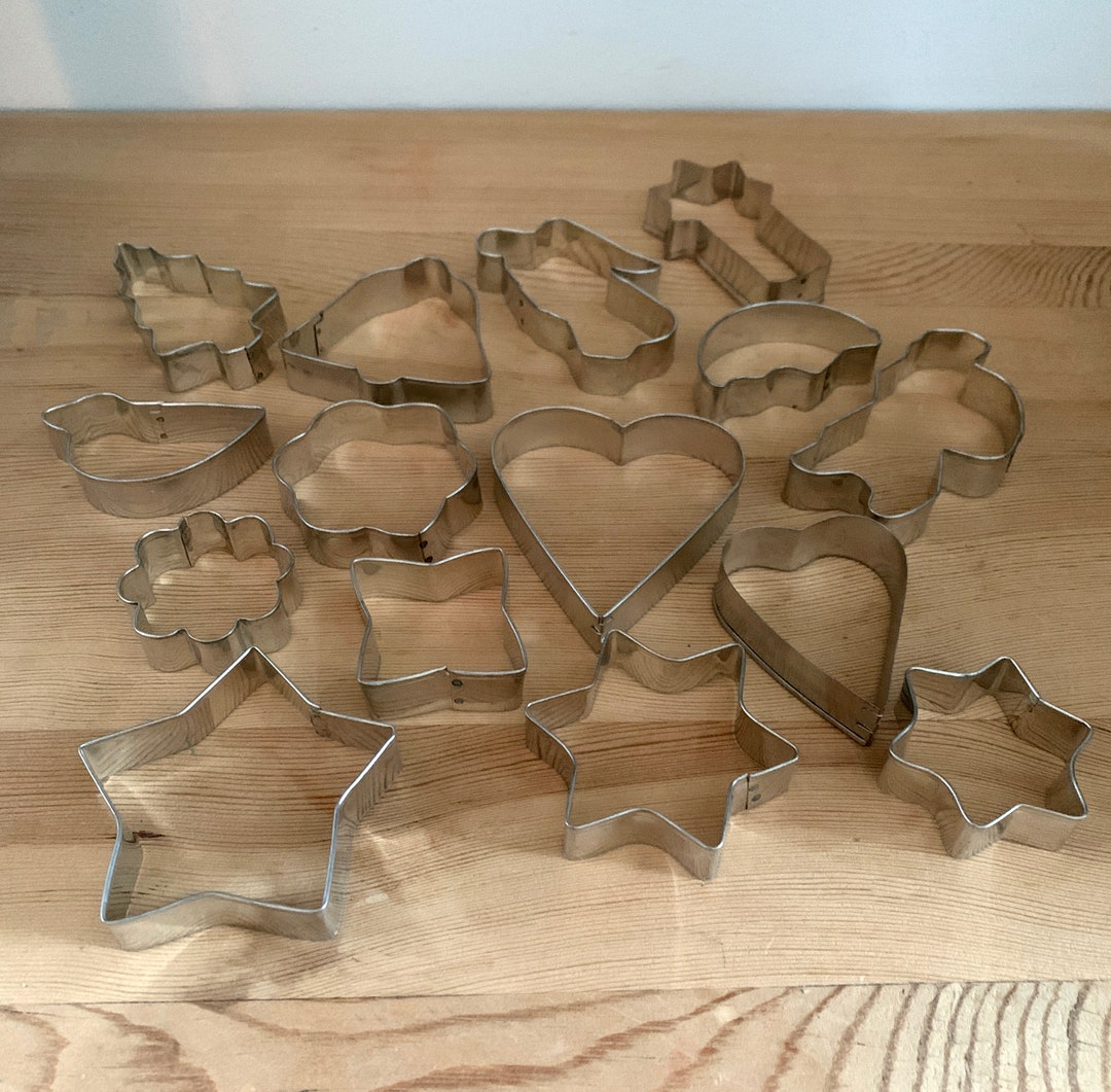 Set of 15 Swedish Christmas Cookie Cutters Different Shapes ...