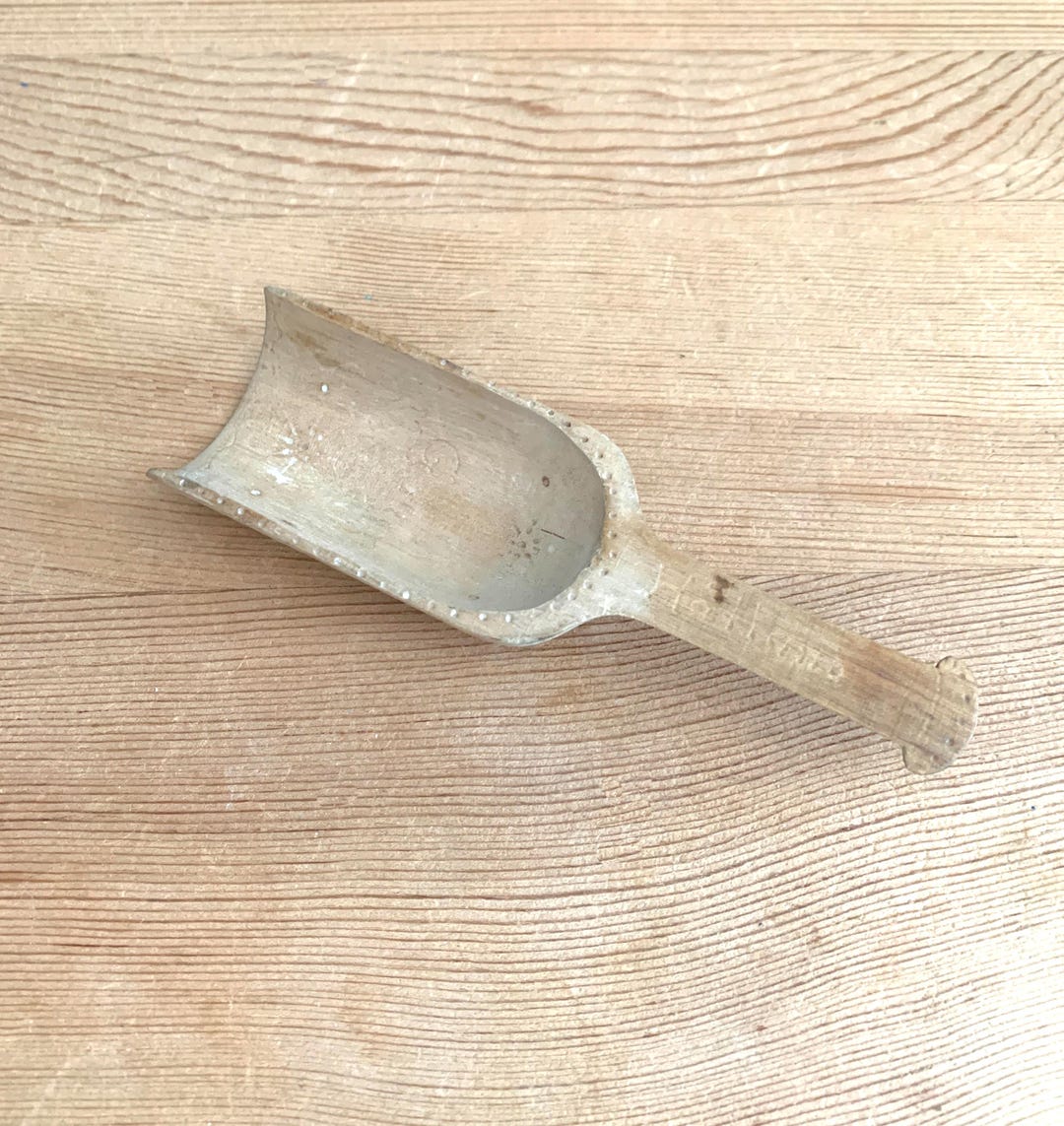 Antique Swedish Wood Measuring Spoon Allmoge Vintage Kitchen Scoop ...