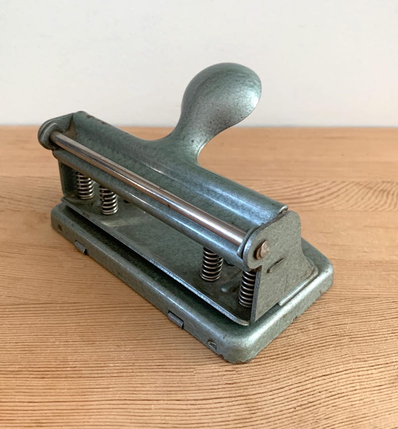 Swedish Vintage Paper Hole Puncher Eskilstuna OJOP Paper Perforator ...