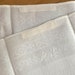 2 Vintage Linen Kitchen Towels With FS Monogram White Linen Lozenge ...