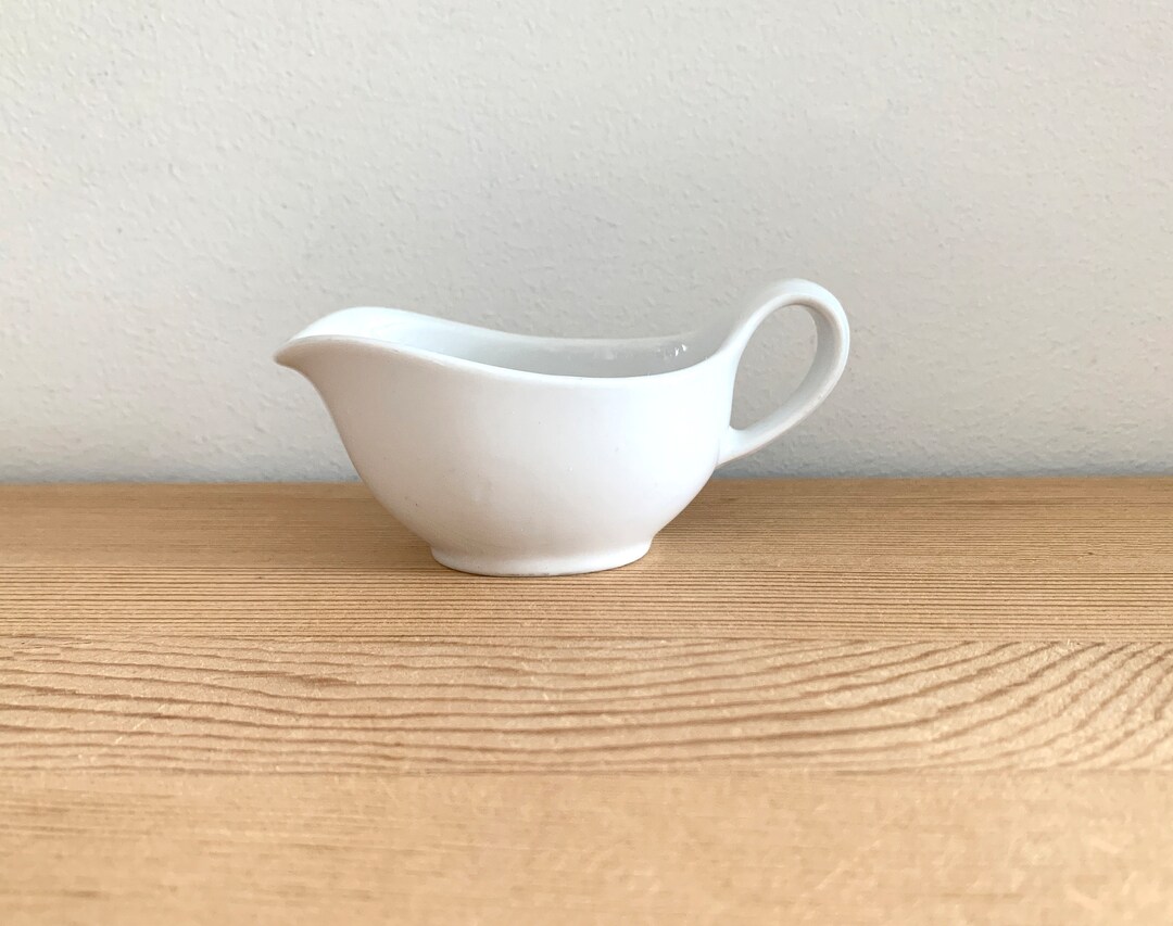Swedish Vintage Gefle Creamer / Cream Pitcher 1932 Brown Green Floral ...