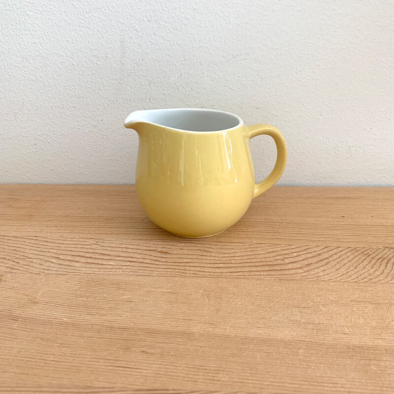 Small Yellow Pitcher - Etsy