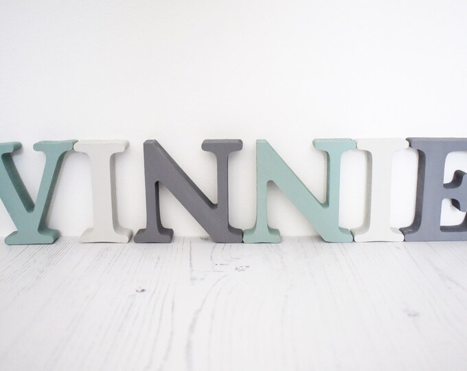 Personalized Letters Custom Wooden Letters Rustic Letters Nursery Name ...