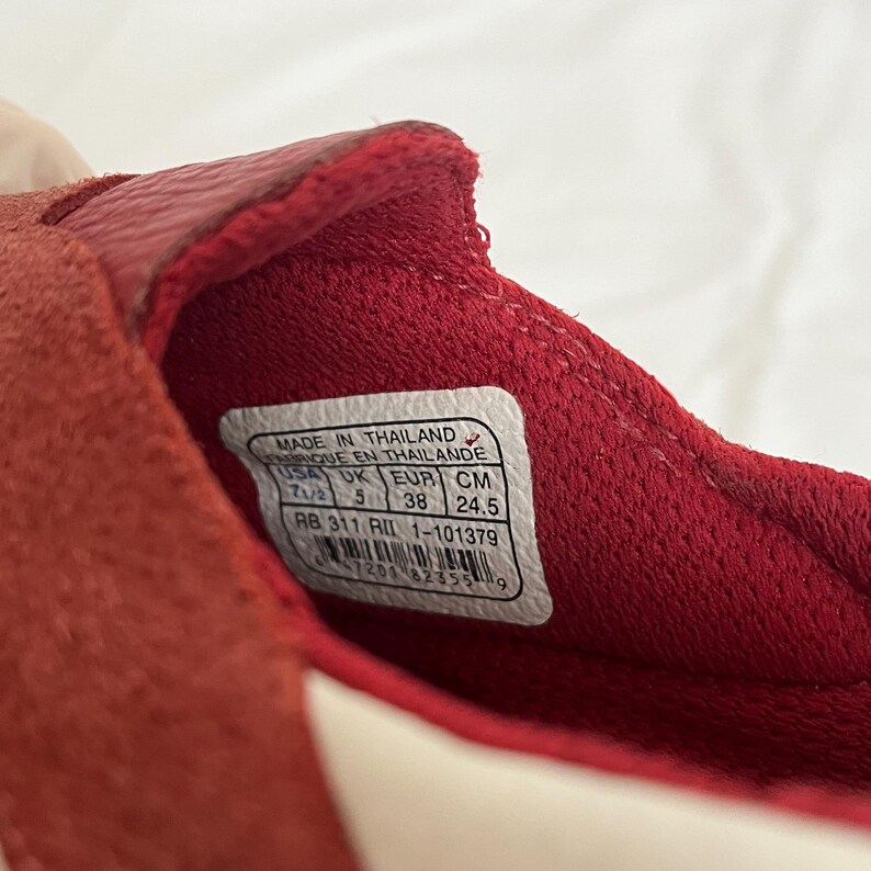 Rare Vintage Y2K Reebok Racing Sneakers – Red & White - Etsy