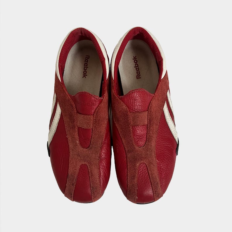 Rare Vintage Y2K Reebok Racing Sneakers – Red & White - Etsy