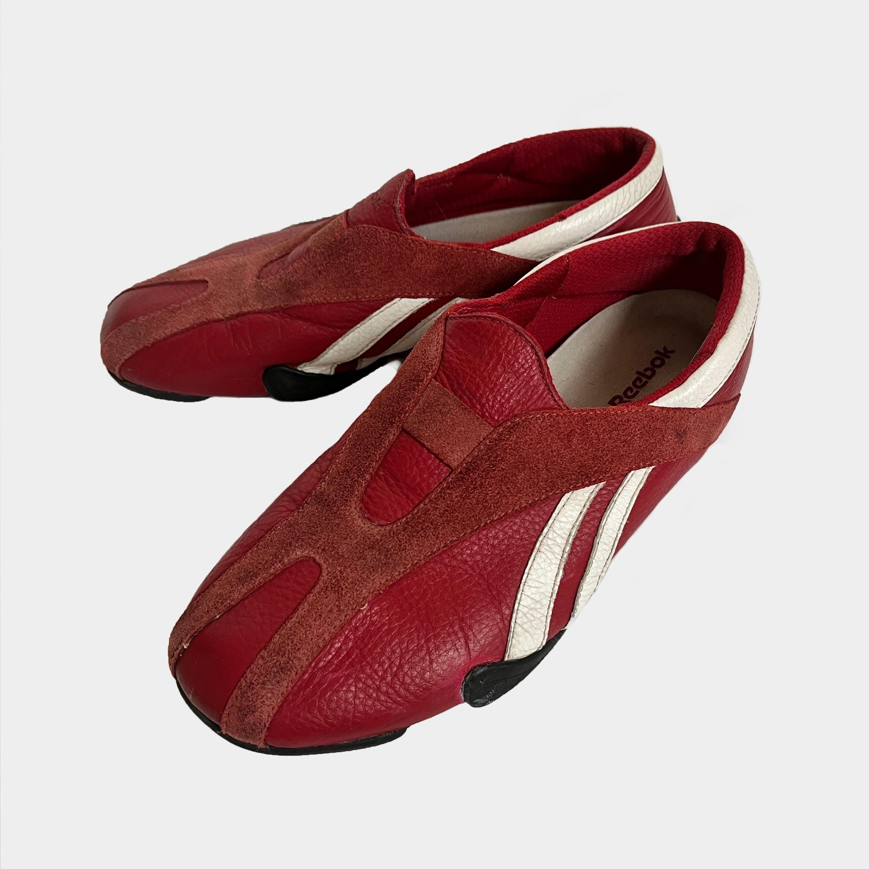 Rare Vintage Y2K Reebok Racing Sneakers – Red & White - Etsy