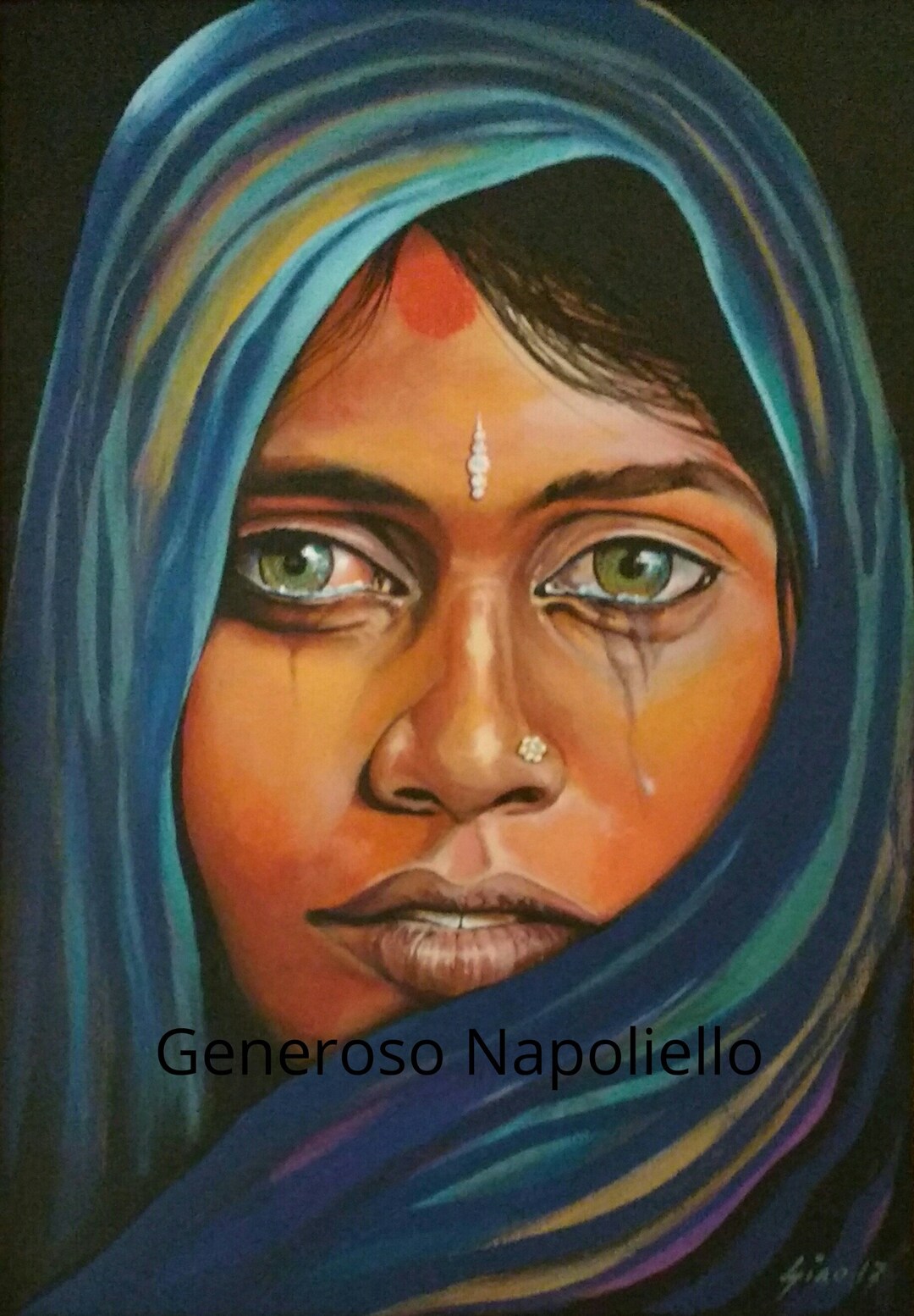 Tears of Emotion- Limited Edition Print of Original Oil Painting by ...